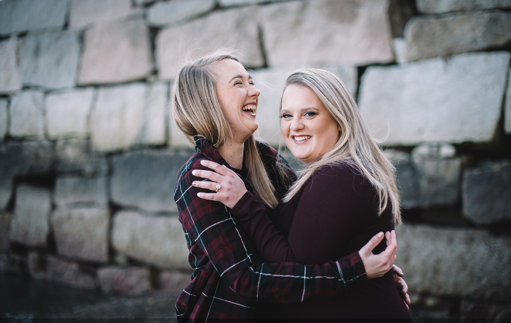 Stephanie & Crystal | A Mackworth Island Engagement Session | Maine ...
