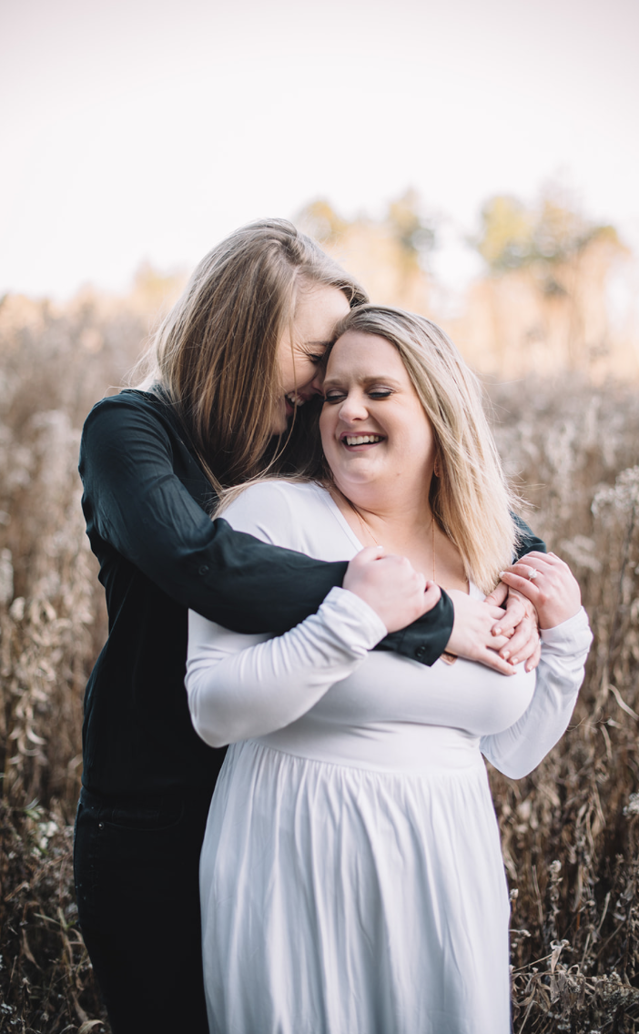 Stephanie & Crystal | A Mackworth Island Engagement Session | Maine ...
